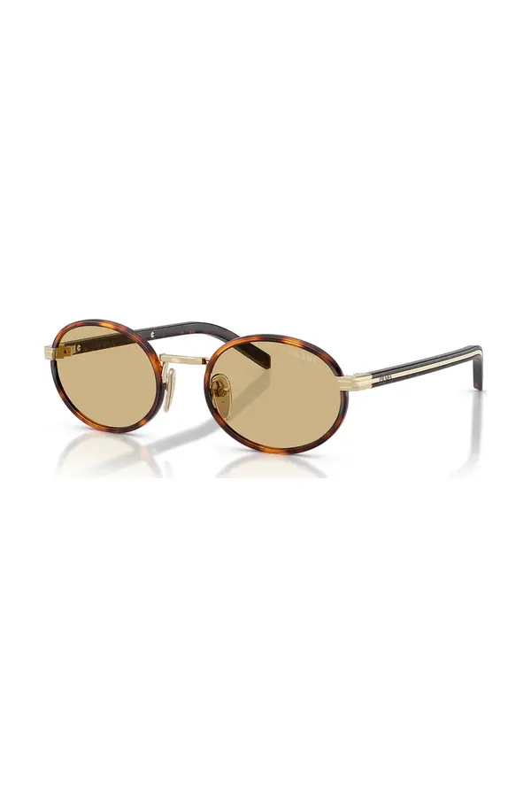 Prada Pr B56s Oval Sunglasses - Yellow