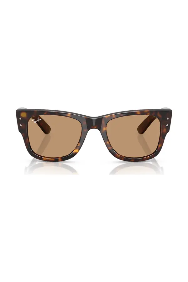 Ray-Ban Tortoiseshell Brown Mega Wayfarer Sunglasses Ray-Ban Mega Wayfarer Havana Brown 0RB0840SF-9025352 For  main image 4
