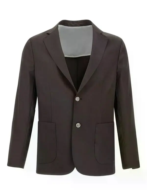 BARBA NAPOLI Wool Blazer - Brown