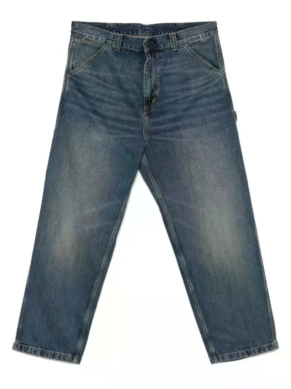 Carhartt Work In Progress Og Single Knee Logo-patch Jeans