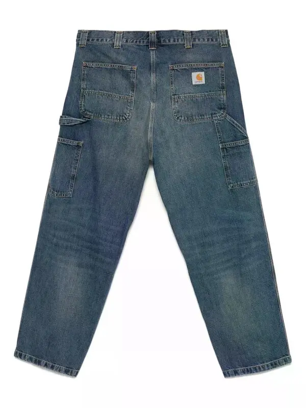Carhartt Work In Progress Og Single Knee Logo-patch Jeans