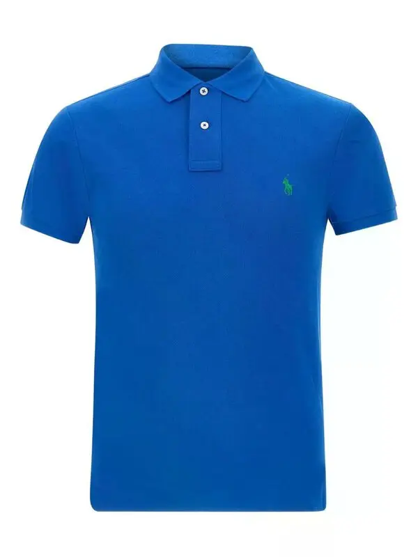Polo Ralph Lauren Polo Pony-embroidered Polo Shirt - Blue
