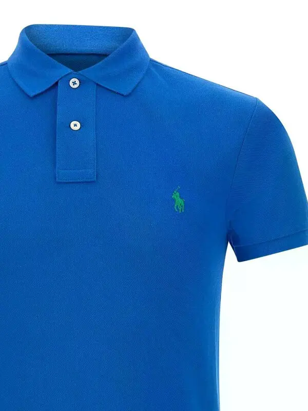 Polo Ralph Lauren Polo Pony-embroidered Polo Shirt - Blue