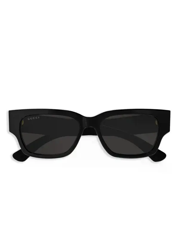 Gucci Logo-print Sunglasses - Black