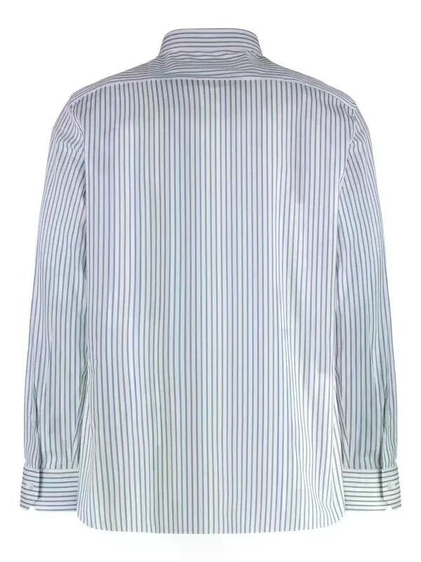 Zegna Striped Shirt - Blue