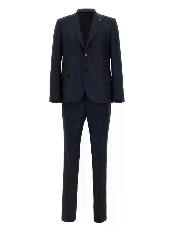 MANUEL RITZ Single-breasted Suit - Blue