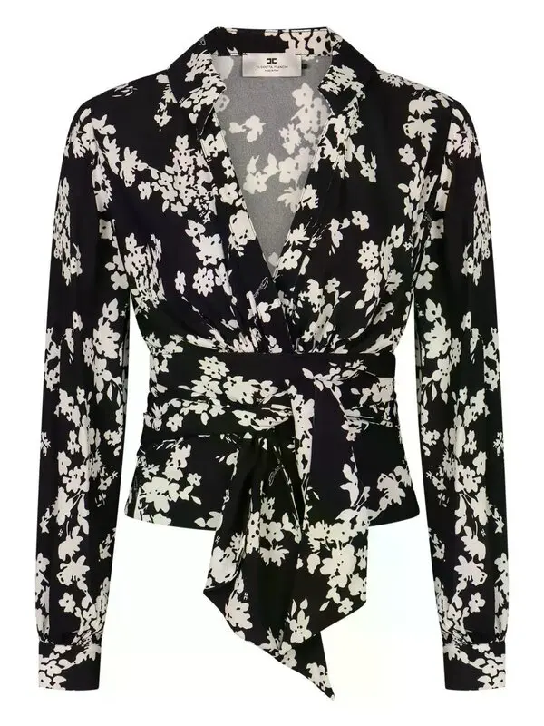 Elisabetta Franchi Floral Print Blouse