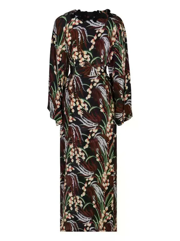 P.a.r.o.s.h Printed Crepe Dress