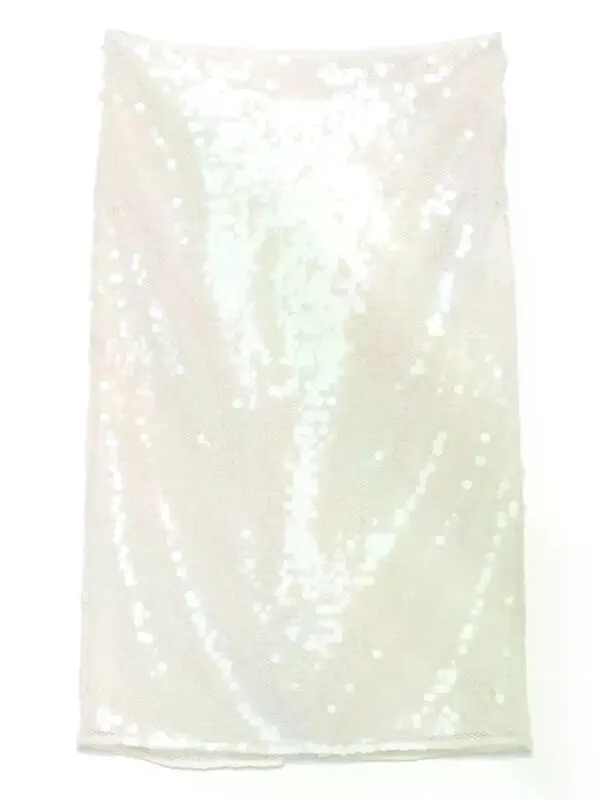 Stella McCartney Sequinned Skirt - Neutrals