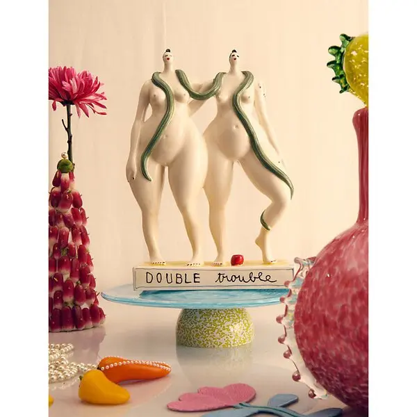 LAETITIA ROUGET Double Trouble Earthenware Ornament