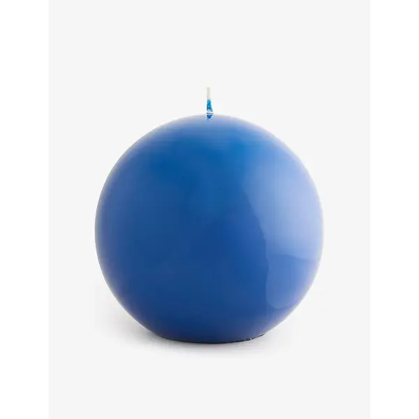 RIRA Xl Gloss Non-scented Wax Candle 1.5kg - Electric Blue