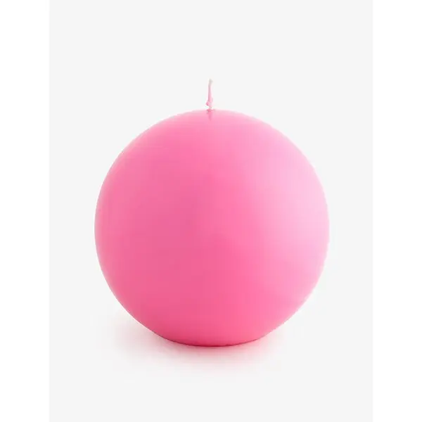 RIRA Xl Gloss Non-scented Wax Candle 1.5kg - Hot Pink