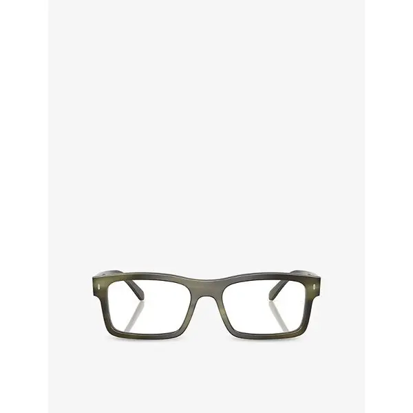 Ray-ban Rectangle-frame Optical Glasses - Brown