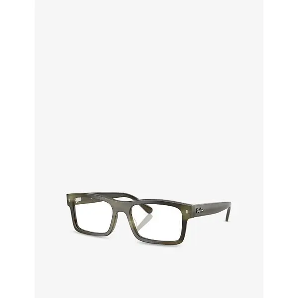Ray-ban Rectangle-frame Optical Glasses - Brown