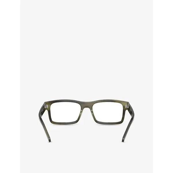 Ray-ban Rectangle-frame Optical Glasses - Brown