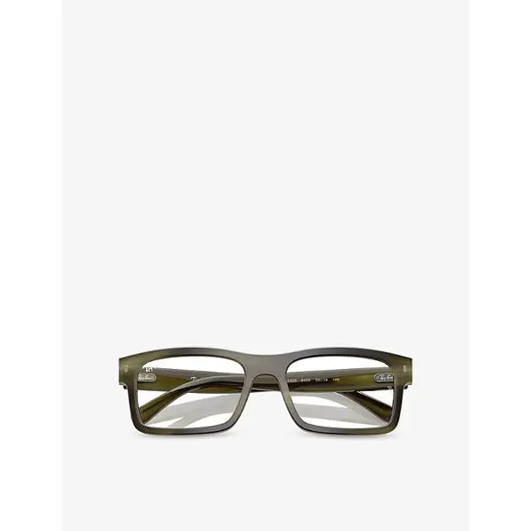 Ray-ban Rectangle-frame Optical Glasses - Brown