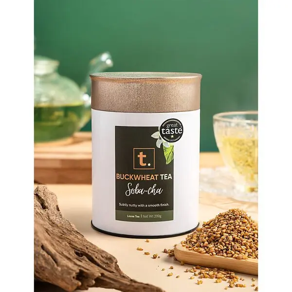 T. BUCKWHEAT TEA Buckwheat Loose-leaf Tea Tin 200g