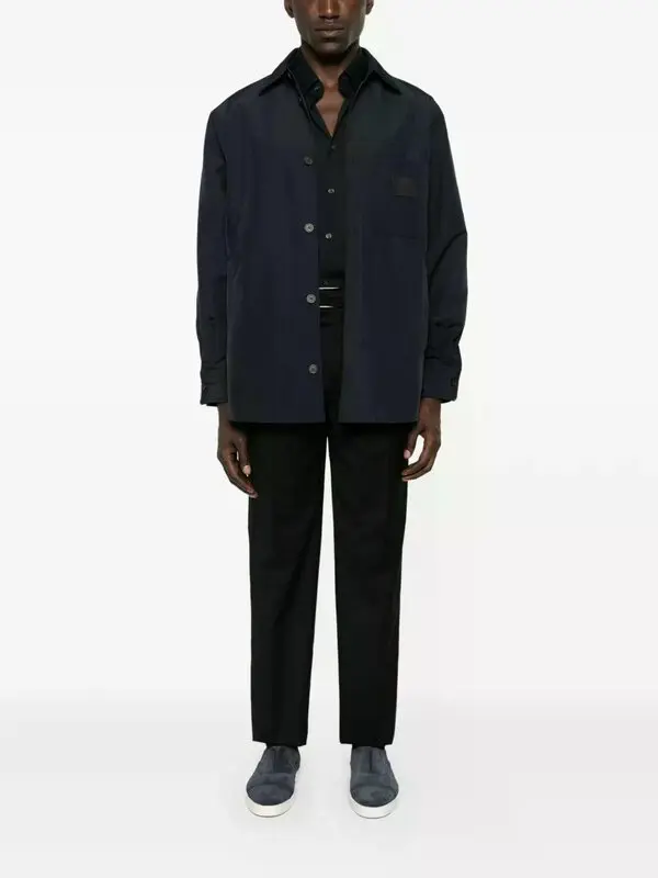 Emporio Armani Logo-patch Shirt Jacket