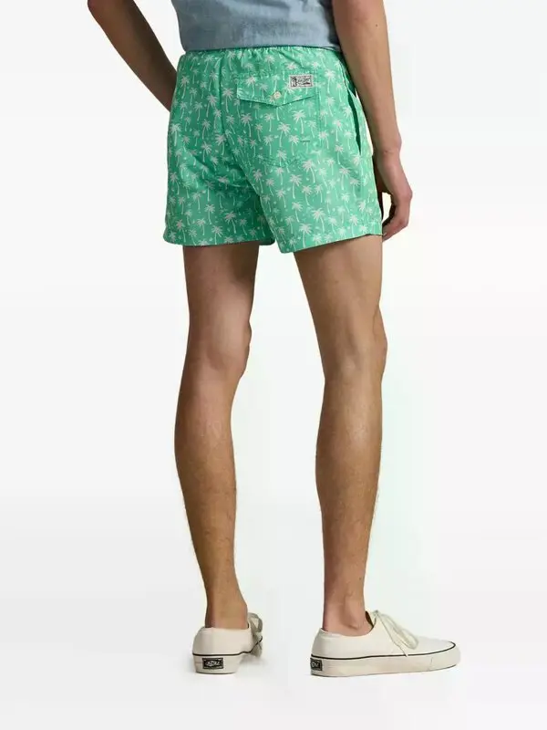 Polo Ralph Lauren Palm Tree Swim Shorts - Green