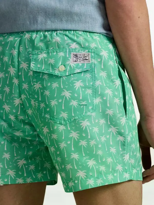 Polo Ralph Lauren Palm Tree Swim Shorts - Green