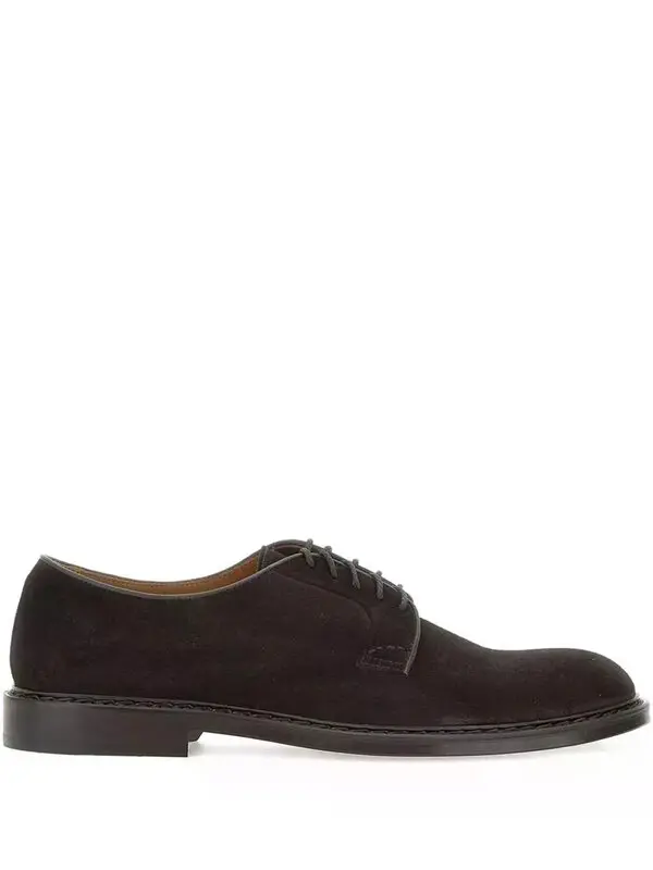 DOUCAL'S Leather Derby Shoes - Brown
