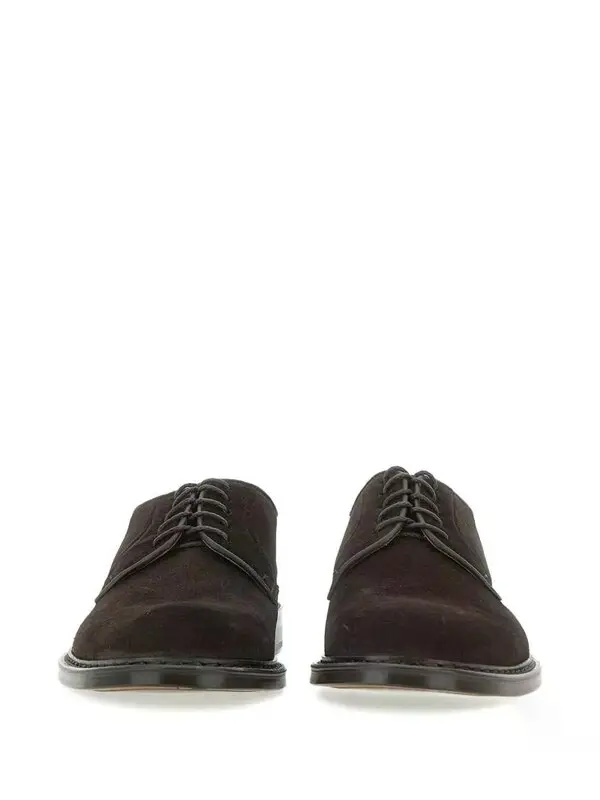 DOUCAL'S Leather Derby Shoes - Brown