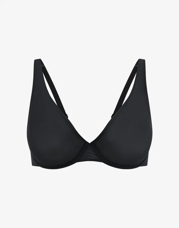 THIRDLOVE Bare Mesh Unlined Bra - Black