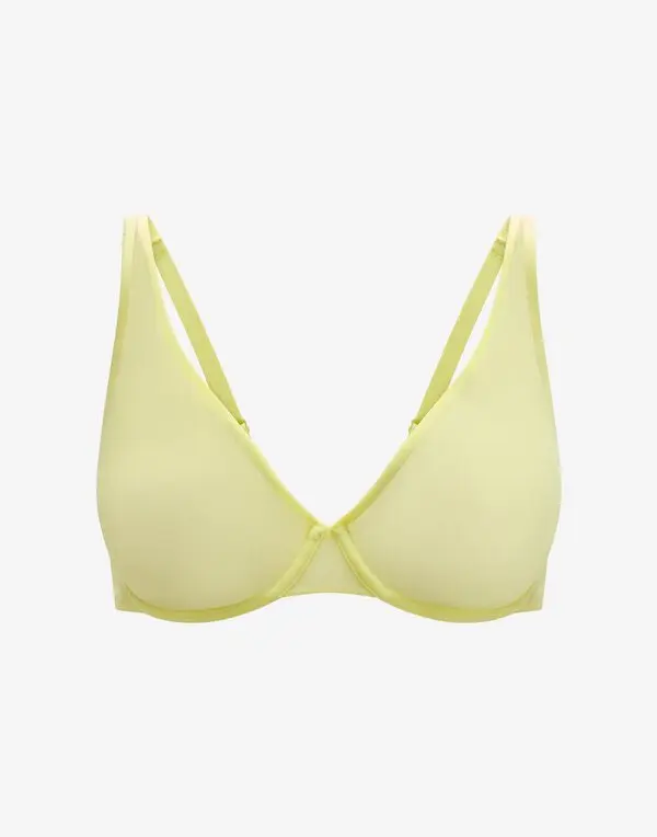 THIRDLOVE Bare Mesh Unlined Bra - Zest