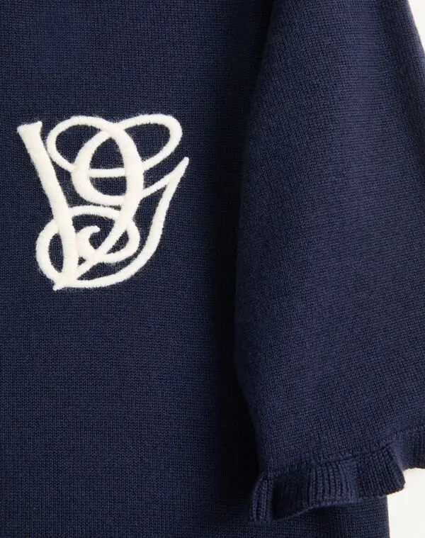 ValentinoGaravani Embroidered Wool Top