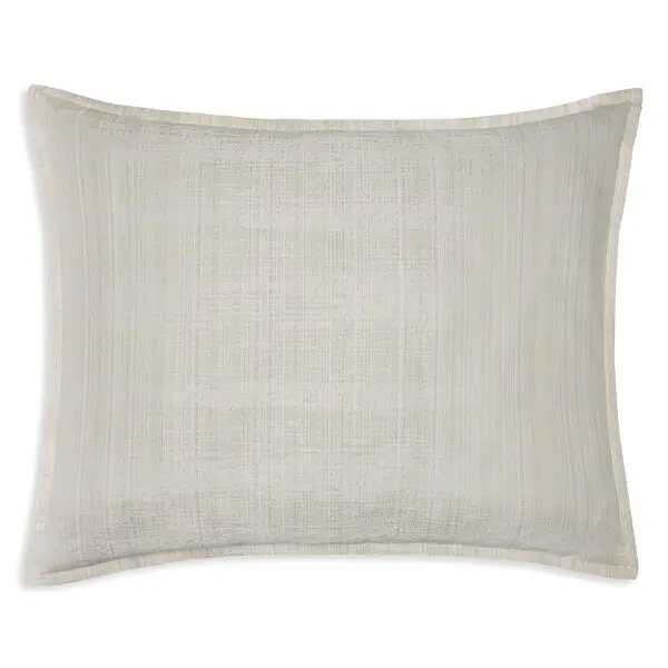 SFERRA Gianna Textured Sateen Jacquard Sham, Euro - Beige