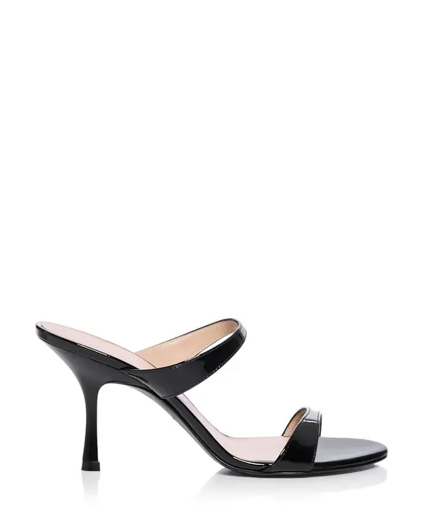 STUART WEITZMAN Nudist 85 Slide Sandals - Black
