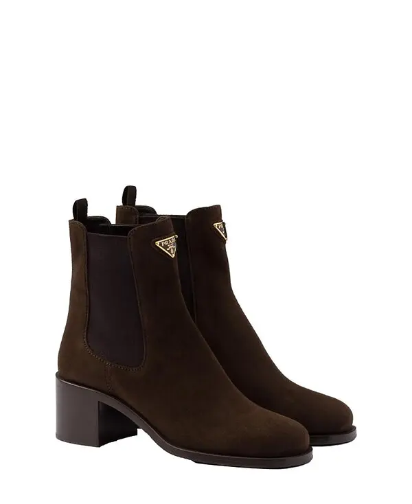 Prada Suede Booties