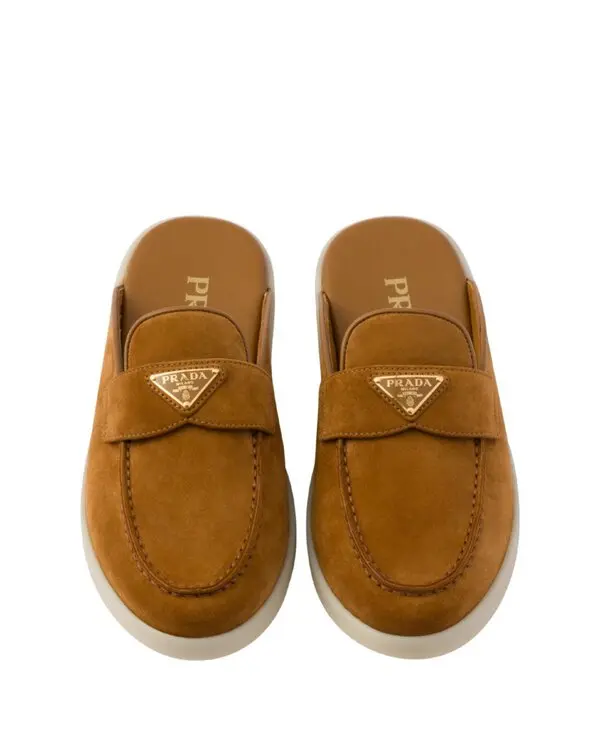 Prada Suede Mules