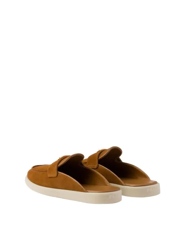Prada Suede Mules