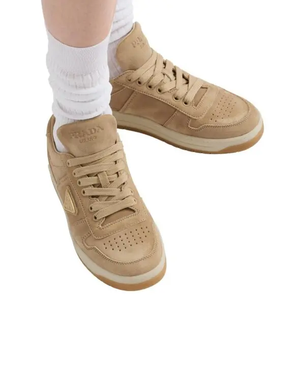 Prada Downtown Suede Sneakers