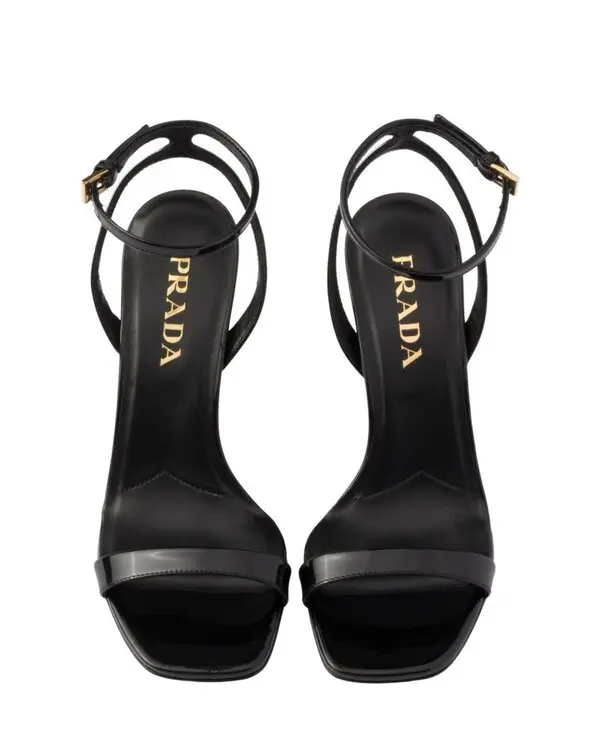 Prada Patent Leather High-heeled Sandals
