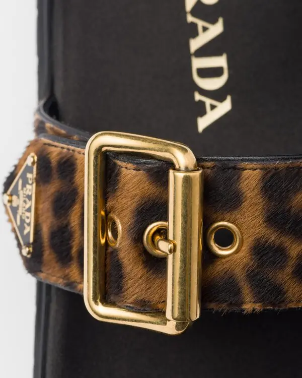Prada Printed Leather Slides
