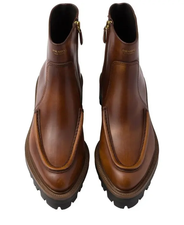Prada Leather Booties