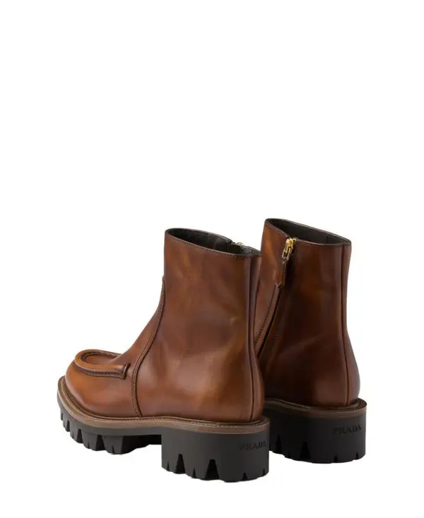 Prada Leather Booties