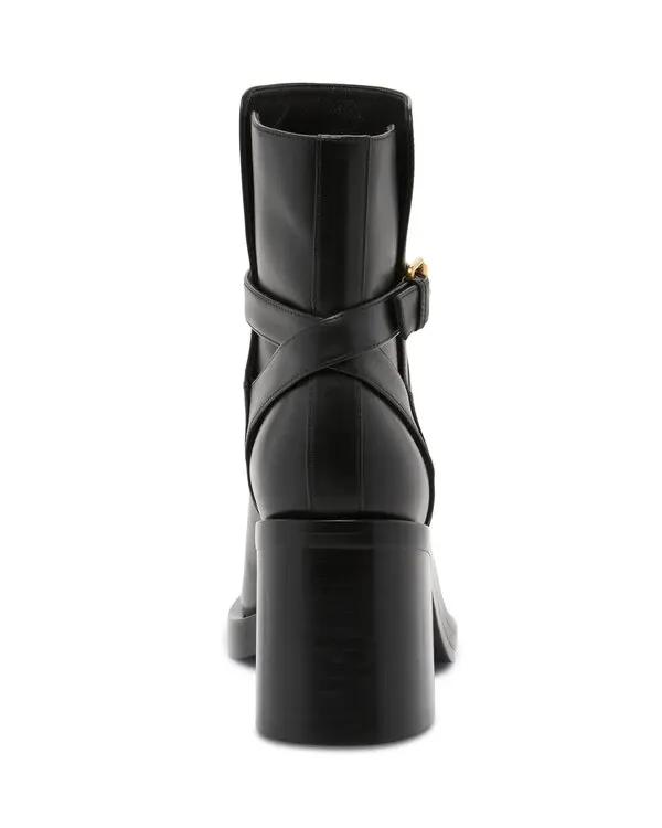 Valentino Garavani Vlogo Buckled Ankle Boots