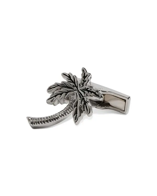 Ted Baker London Palmiie Palm Tree Cufflinks & Lapel Pin - Silver
