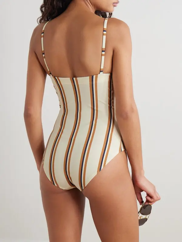 ERES Iode Striped Jacquard Swimsuit