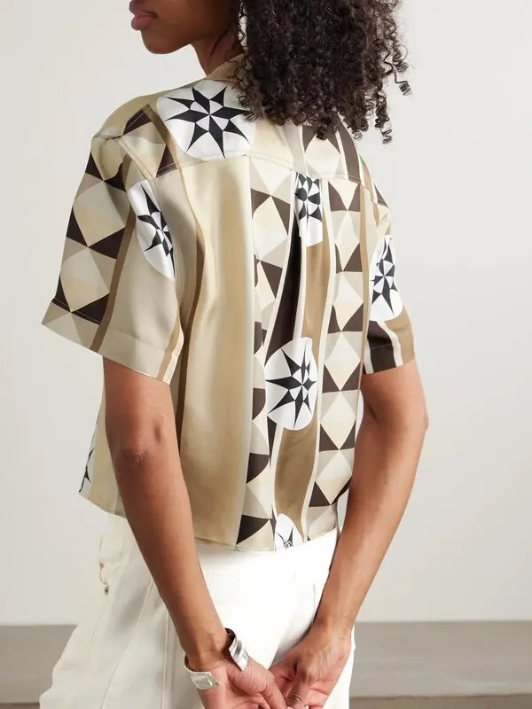 Loewe Printed Silk-twill Shirt
