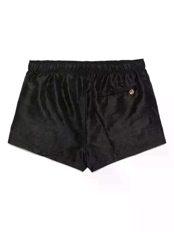 Versace Barroco-jacquard Swim Shorts