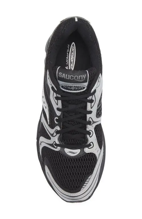 Saucony Progrid Triumph 4 Sneaker - Black/silver