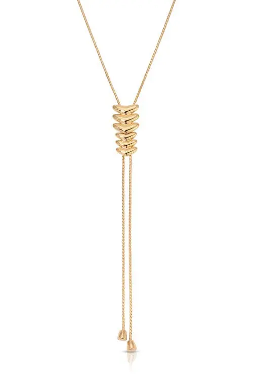 Ettika Vortex Bolo Necklace - Gold