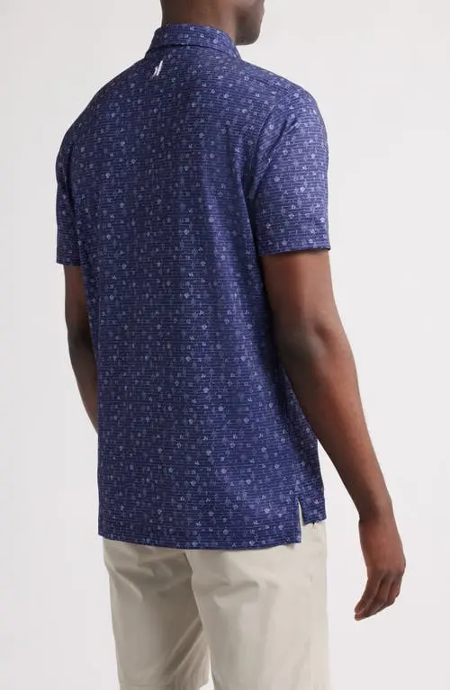 Johnnie-o Tumbleweed Desert Print Prep-formance Golf Polo