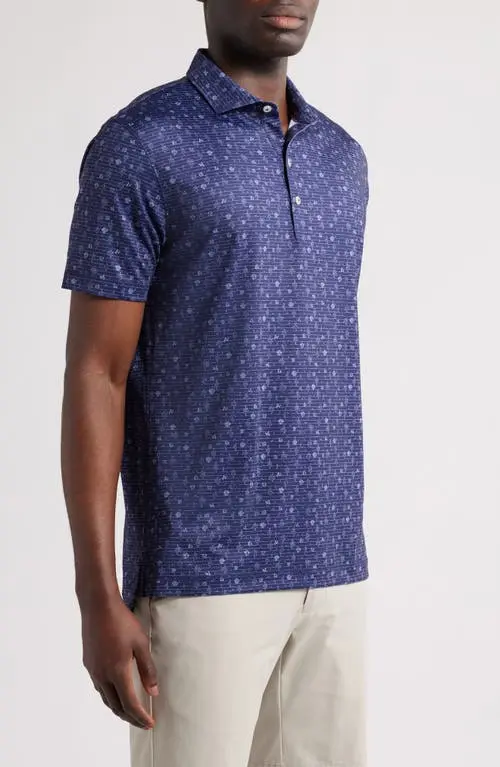 Johnnie-o Tumbleweed Desert Print Prep-formance Golf Polo