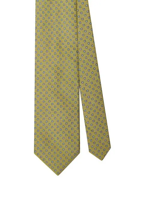 Robert Talbott Geo Spot Neck Tie - Green