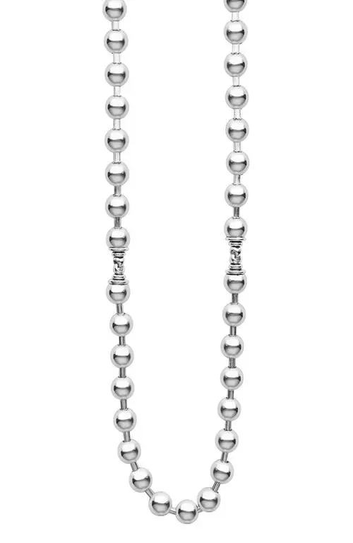 Lagos Sterling Anthem Ball Chain Necklace